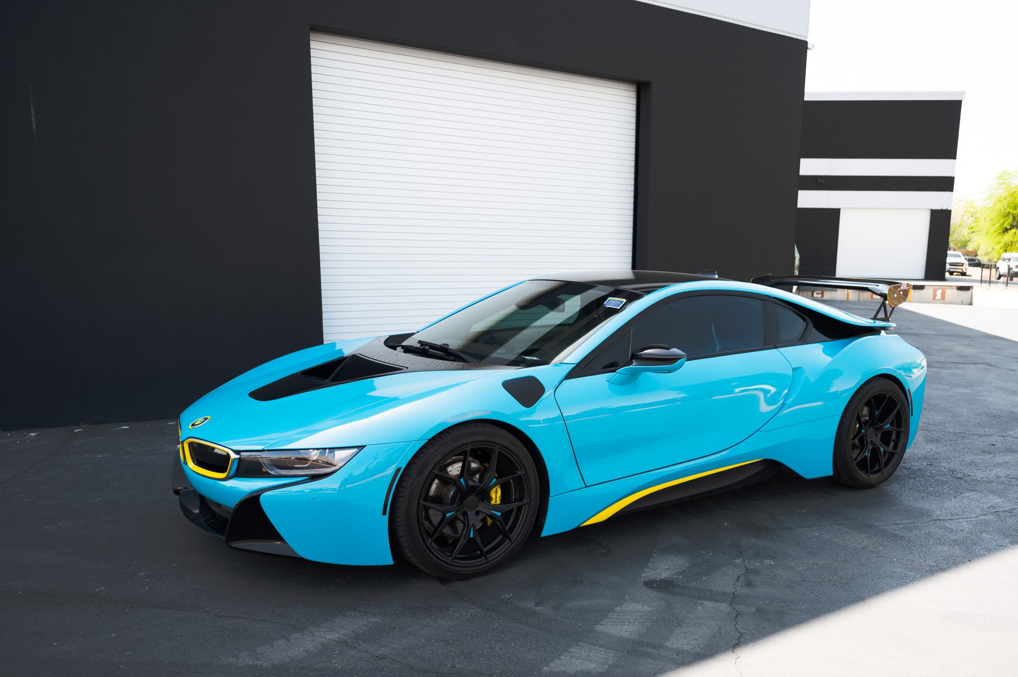 Custom Logo on 2016 BMW i8 | Apex Customs