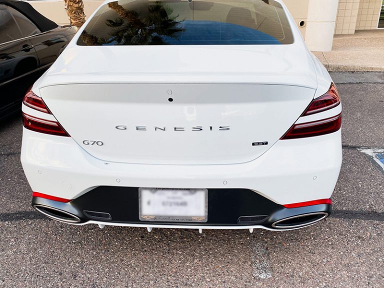 2022 Genesis G70 Spoiler | Apex Customs